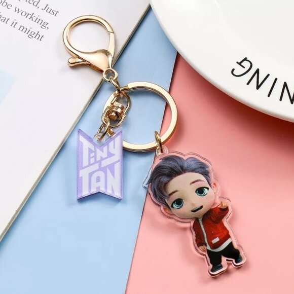 Accessories | Bts Tinytan Rm Namjoon Acrylic Keychain Mic Drop Version ...